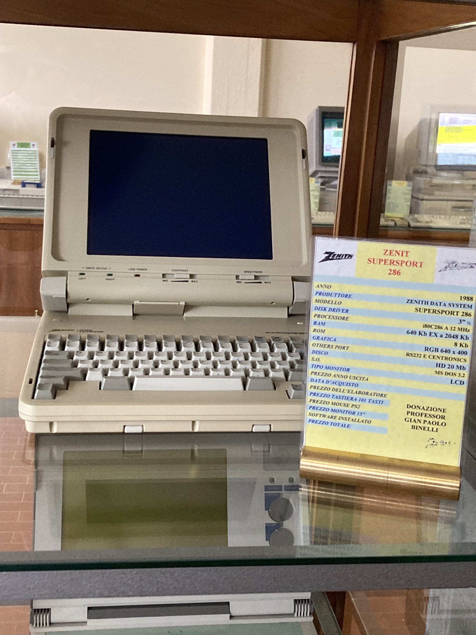Zenith Supersport286 - Museo I.S.I.I.